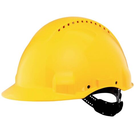 3M G3000CUV-GU G30CUY Casco di protezione EN 397, EN 50365 Giallo