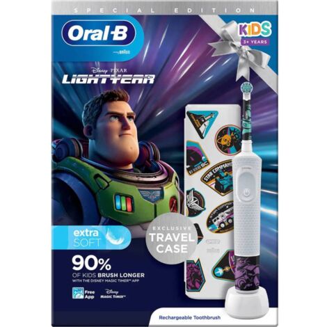 Oral-B Vitality D100.413 Kids Lightyear D100.413.2K Spazzolino da denti ...
