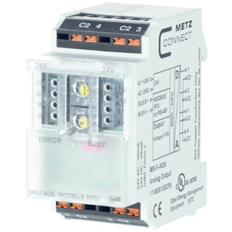 Metz Connect 110835130270 24 V/AC, 24 V/DC 50 mA Num. uscite:4 x ...