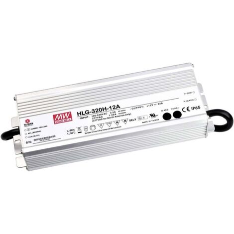 MW Mean Well HLG-320H-48A Driver per LED, Trasformatore per LED Tensione costante, Corrente ...