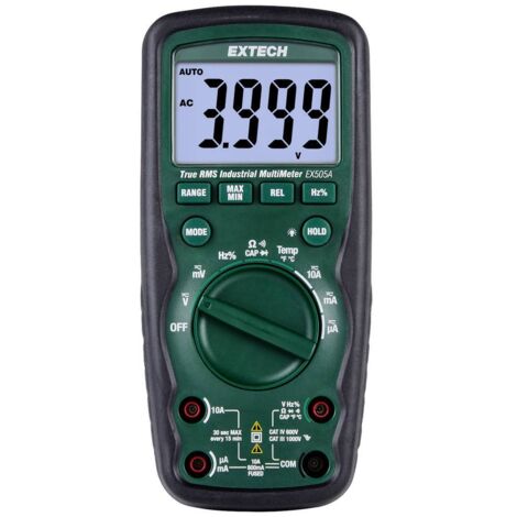 Extech Extech EX505A-K Multimetro portatile digitale CAT IV 600 V ...