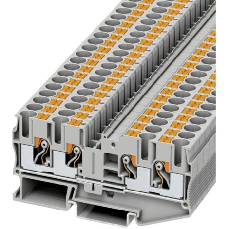 Phoenix Contact 3212934 Morsetto passante 8.2 mm A molla Grigio 50 pz.