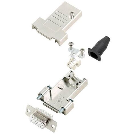 encitech DTSL09-SJSRG-T-HDS15-W-K 6355-8088-11 KIT connettori femmina SUB-D 180 ° Numero Poli ...