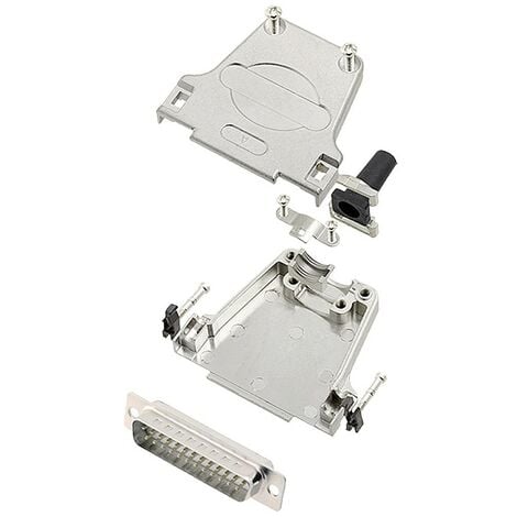 encitech DTZF25-DMP-W-K 6355-8045-03 KIT connettori maschio SUB-D 180 ° Numero Poli (num): 25 ...