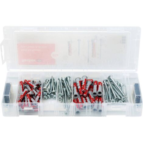 Fischer 560097 MiniFixTainer DuoPower Set di fissaggio 95 pz.