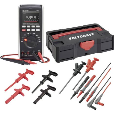 VOLTCRAFT VC-831 SE set Multimetro portatile digitale CAT III 1000 V ...