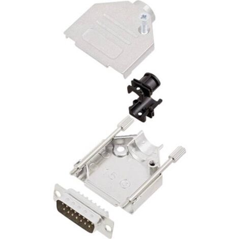 encitech DTZK15-DBP-K 6355-0002-02 KIT connettori maschio SUB-D 180 ° Numero Poli (num): 15 ...