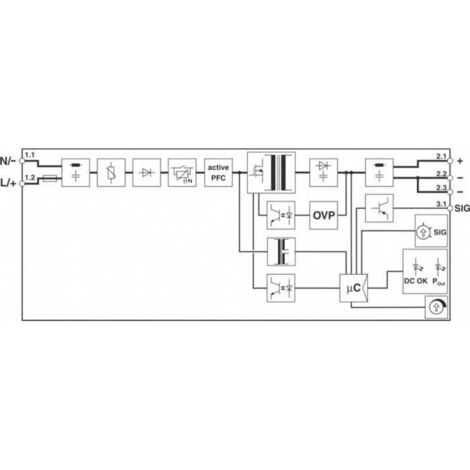 Phoenix Contact 2904598 Alimentatore per guida DIN 2.5 A 60 W Contenuto ...