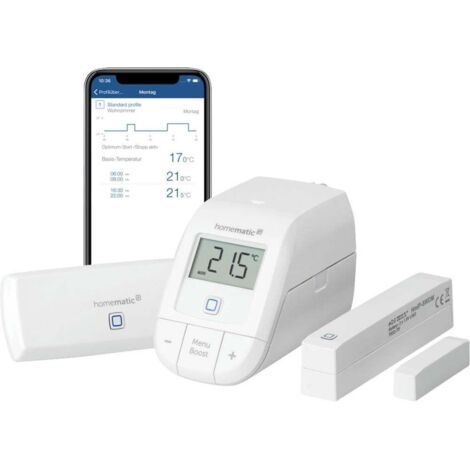 Homematic IP senza fili Starter kit termostato ambienti HmIP-SK12