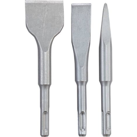 kwb 247185 Kit scalpelli 3 parti 40 mm, 20 mm Lunghezza totale 140 mm ...