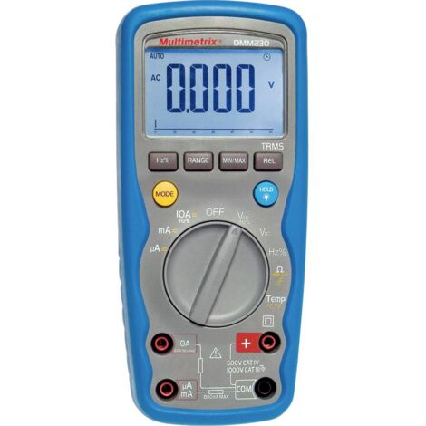 Multimetrix DMM 230 Multimetro portatile digitale Impermeabile (IP67 ...