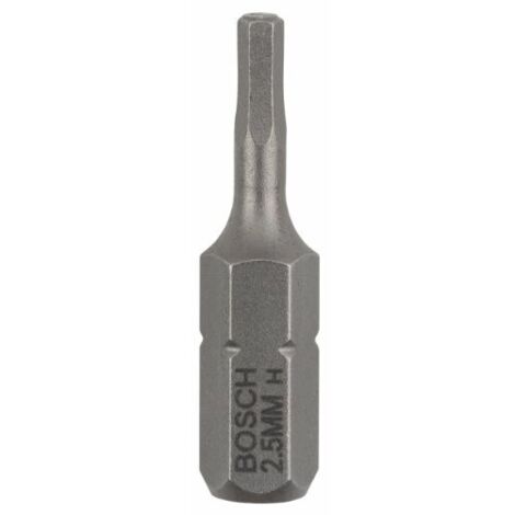 Bosch Accessories Inserto Esagonale 2.5 mm extra duro C 6.3 3 pz.
