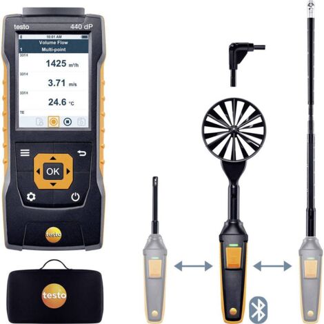 testo 440 Set2 delta P Anemometro