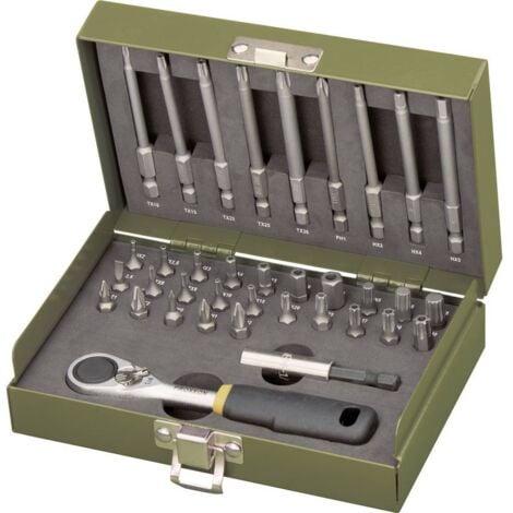 Proxxon Kit di chiavi a bussola 1/4 36 parti 23109