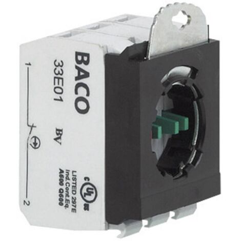BACO 333E11 Elemento di contatto con adattatore di montaggio 1 NC, 1 NA ...