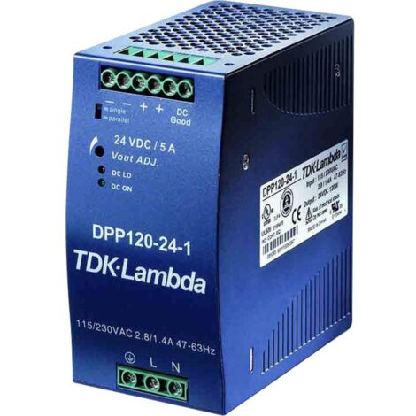 TDK-Lambda DPP120-24-1 Alimentatore per guida DIN 24 V/DC 5 A 120 W Num ...