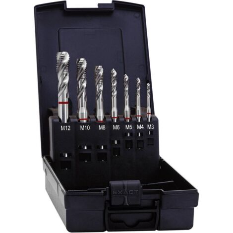 Exact 43694 KIT Maschi a macchina 7 parti metrica Taglio destrorso DIN ...