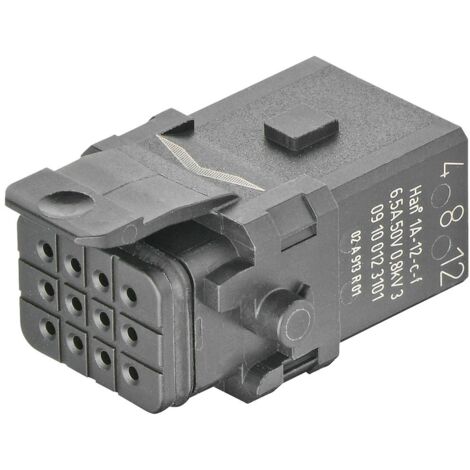 Connettore Han 1A-12-C-f latch 09100123101 HARTING 1 pz.