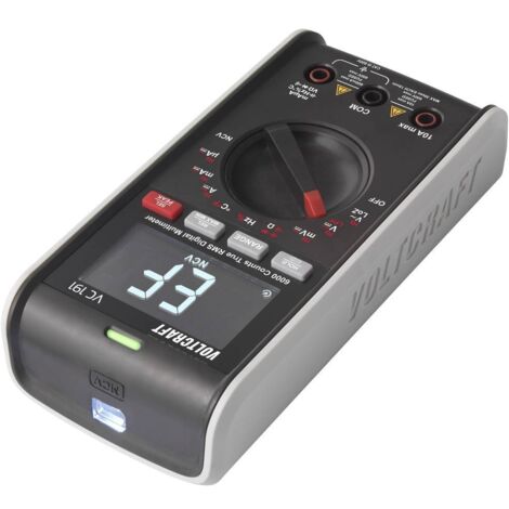 VOLTCRAFT VC191 Multimetro portatile digitale LoZ CAT III 600 V Display ...