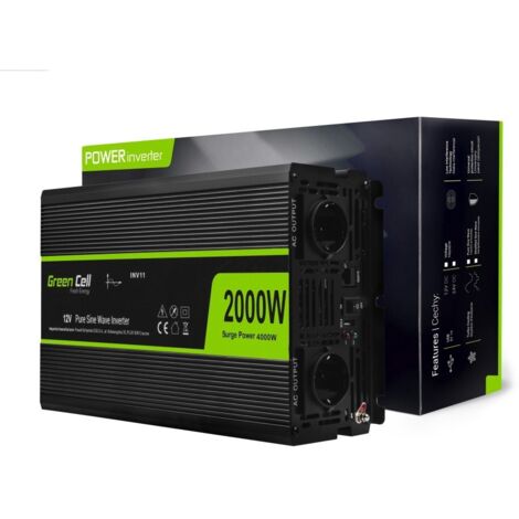 Green Cell Inverter INV11 2000 W 12 V - 230 V