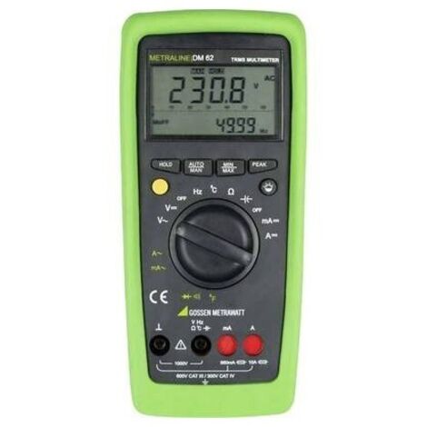 Gossen Metrawatt METRALINE DM 62 Multimetro portatile digitale CAT III ...
