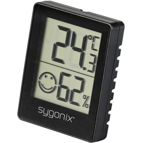 Sygonix Termoigrometro Nero SY-5268502