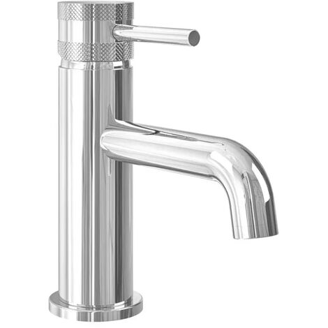 Core Chrome Finish Modern Round Style Mono Basin Mixer Bathroom Tap