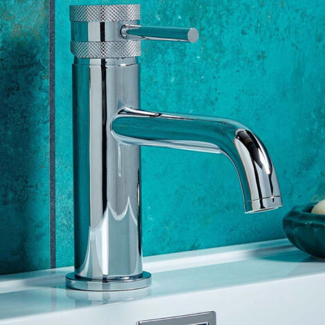 Core Chrome Finish Modern Round Style Mono Basin Mixer Bathroom Tap