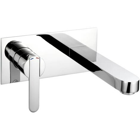 Francis Pegler Strata Wall Mounted Bath Filler Tap Chrome Modern Style