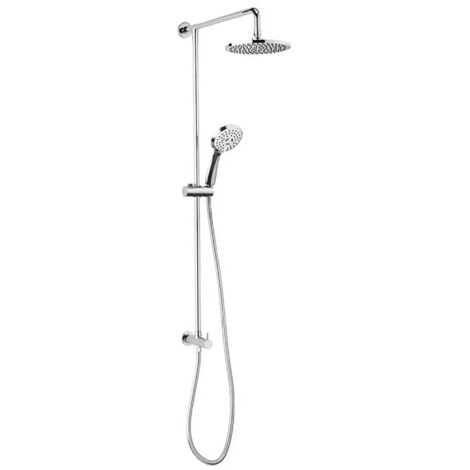 Crosswater Fusion Thermostatic Shower Valve Multifunction Two Heads Chrome