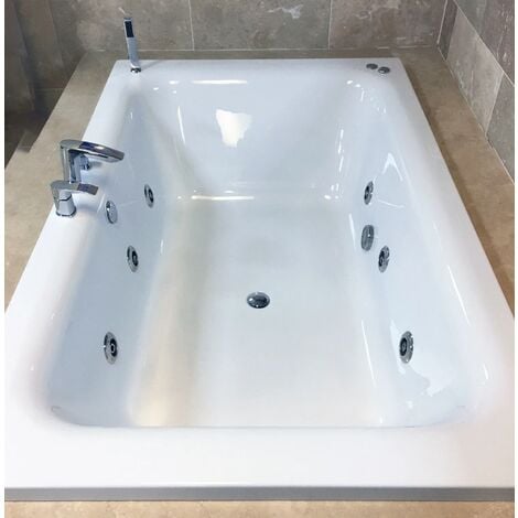 Olena 1900 x 1200mm Luxury Large Whirlpool Bath Type Spa - 6 Jets