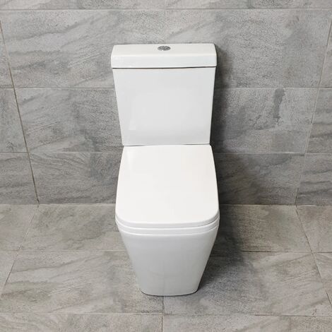 Grace Modern Style Toilet Close Coupled with Luxury Soft Close Seat