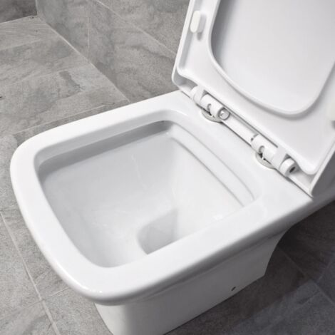 Tess Anthracite Square Vanity Unit Ceramic Basin and Short Projection ...