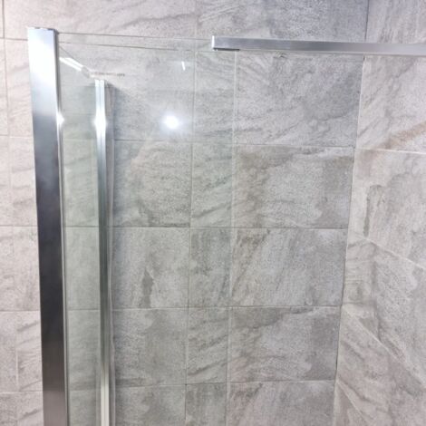 Atlas 1700 Walk in Shower + Flipper Panel Optional Tray & Showers Ex ...