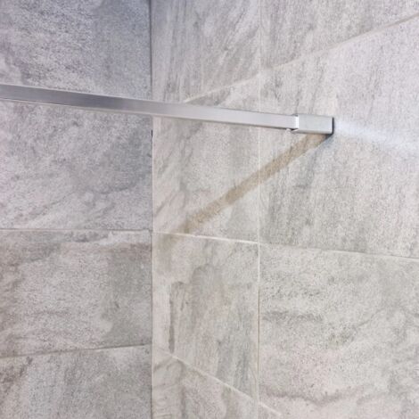 Atlas 1400 Walk in Shower + Flipper Panel Optional Tray & Showers Ex ...