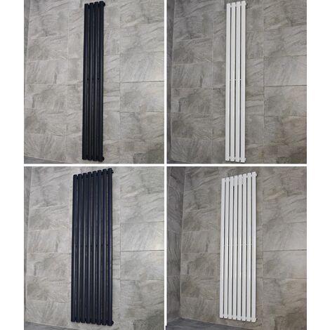 Designer Tall Vertical Radiators 4 or 8 Bars In White or Anthracite ...