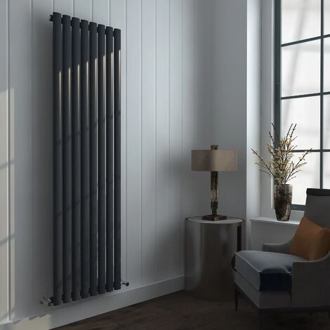 Designer Tall Vertical Radiators 4 or 8 Bars In White or Anthracite ...