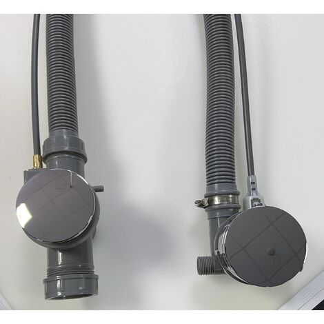 Cool Extrafil Integrated Bath Filler & Pop Up Bath Waste For Double ...