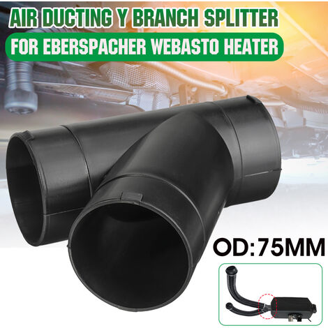 75mm Air Ducting Y Branch Splitter 9009264B Pour Eberspacher Heater ...