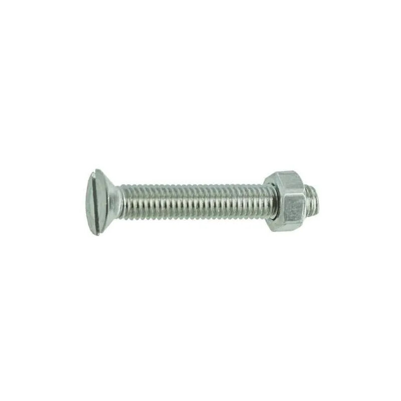 Boulon tête fraisée en inox A4 4x25mm, 19 pièces.