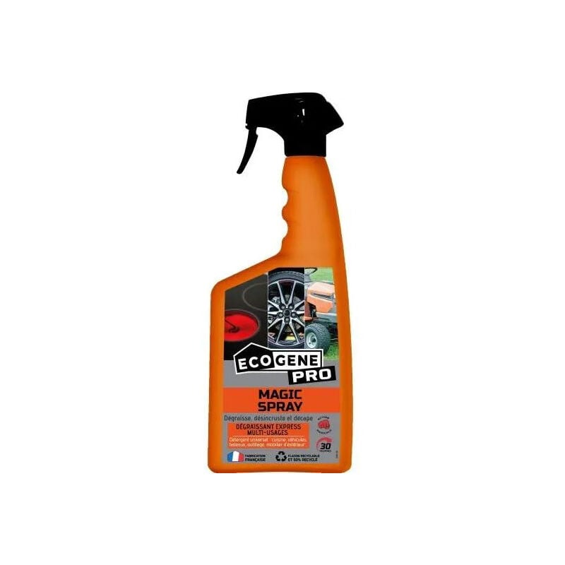 Magic spray, dégraissant express multi-usages, 1l.