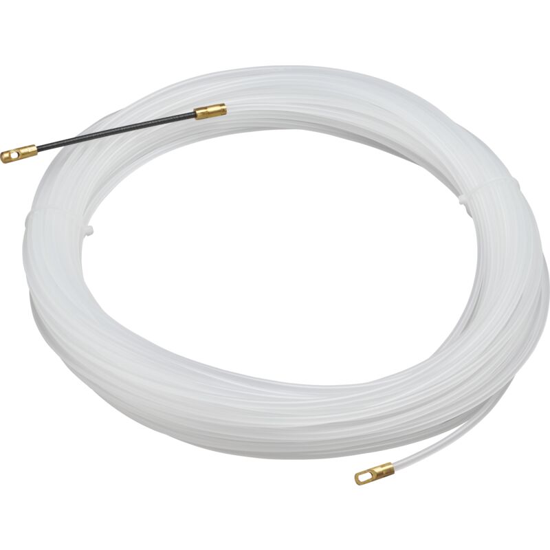 Tire fil nylon 25m blanc