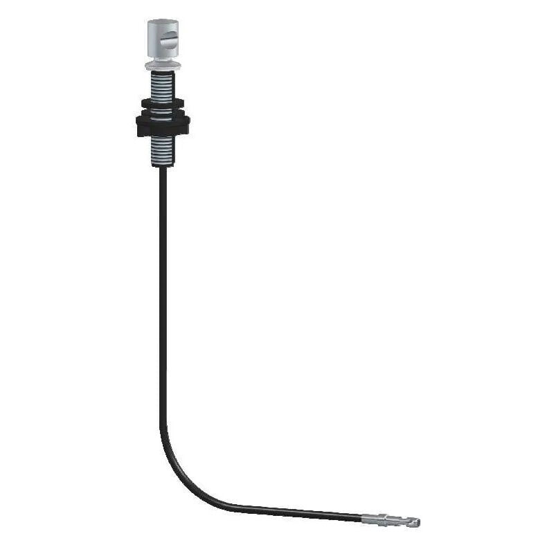 Tirette inox satin avec câble de 700mm pour bonde auto