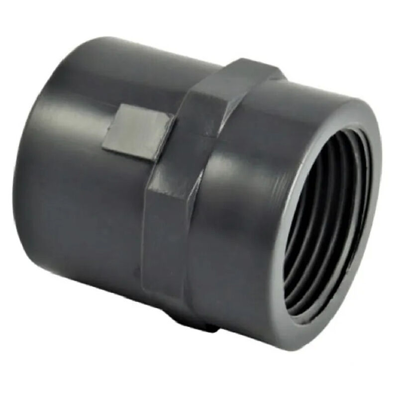 Embout PVC pression à visser 66x76, à coller femelle 75 mâle 90 mm