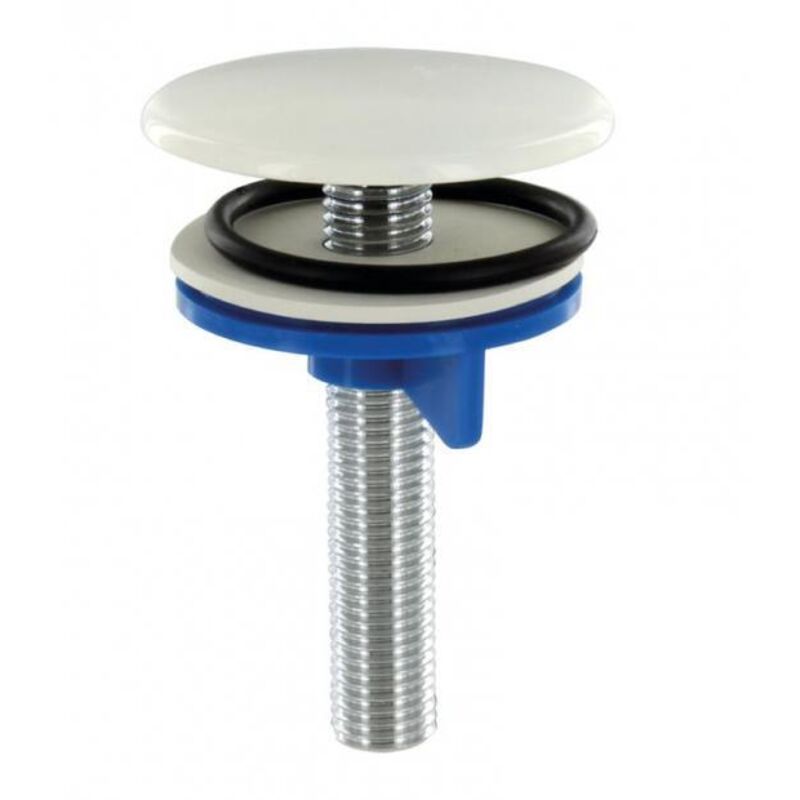 Cache trou luxe finition époxy blanc, diamètre 50mm.