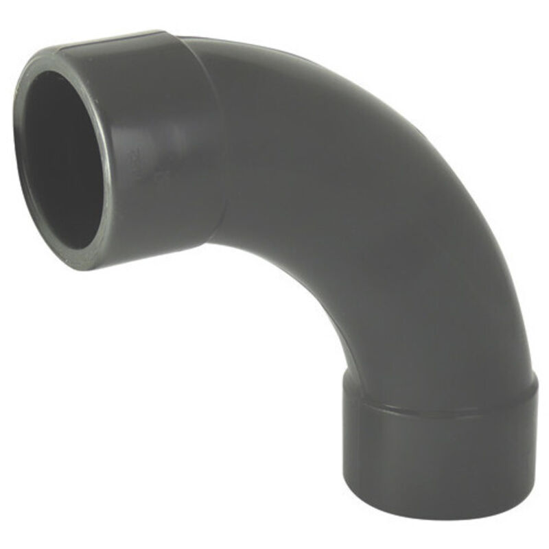 Courbe PVC pression double femelle 90° diamètre 40 mm