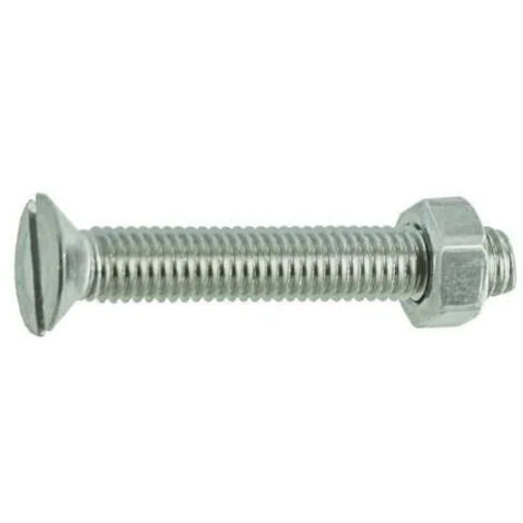 Boulon tête fraisée en inox A4 4x25mm, 19 pièces.