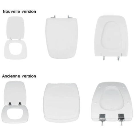 Abattant WC stable SELLES Cheverny finition Peche Champagne durable ...