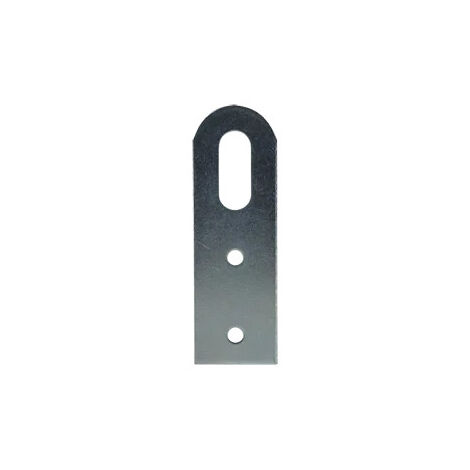 Attache élément H60xl20mm en acier zingué, 4 pièces.