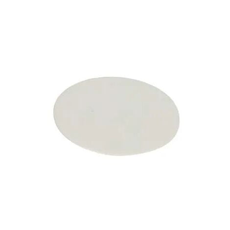 Cache vis adhésif D.19mm plastique blanc, 9 pièces.